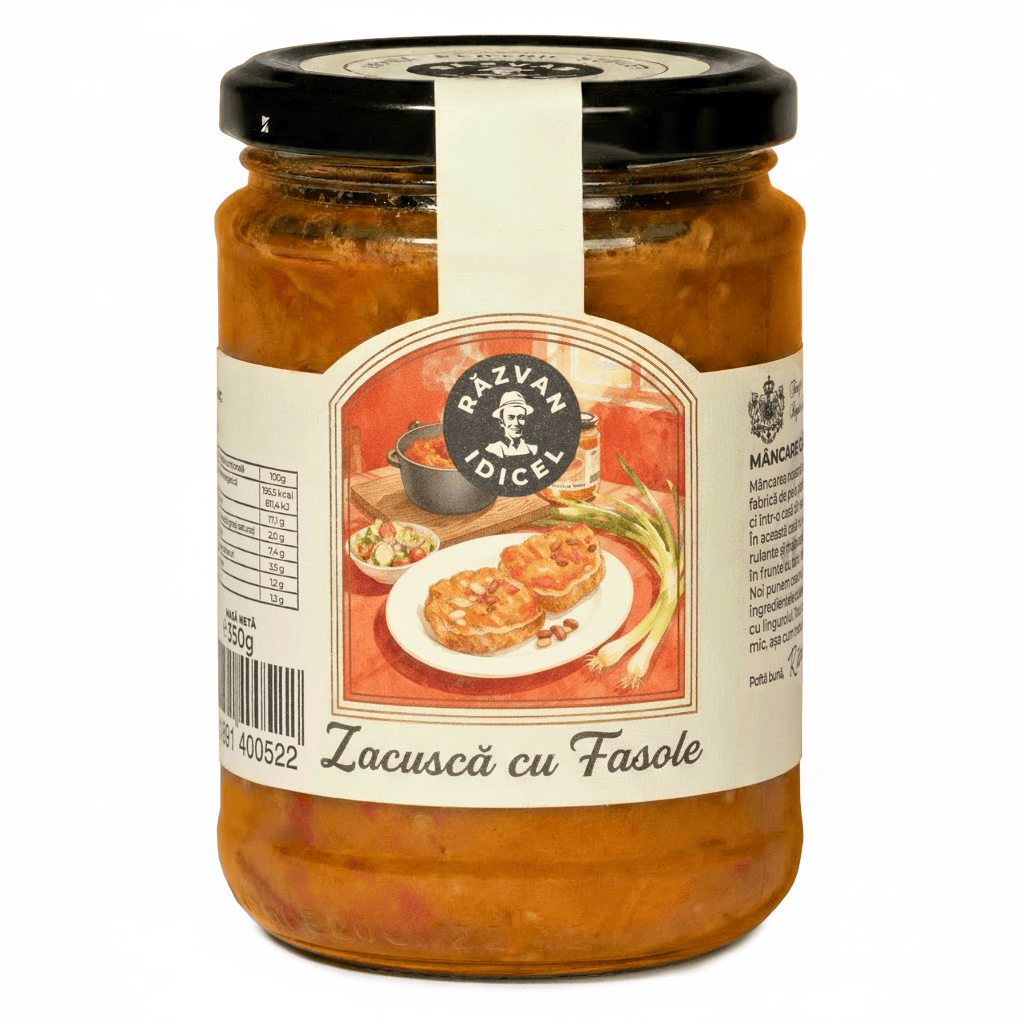 Zacuscă de fasole - Răzvan Idicel - 350g - razvanidicel.ro