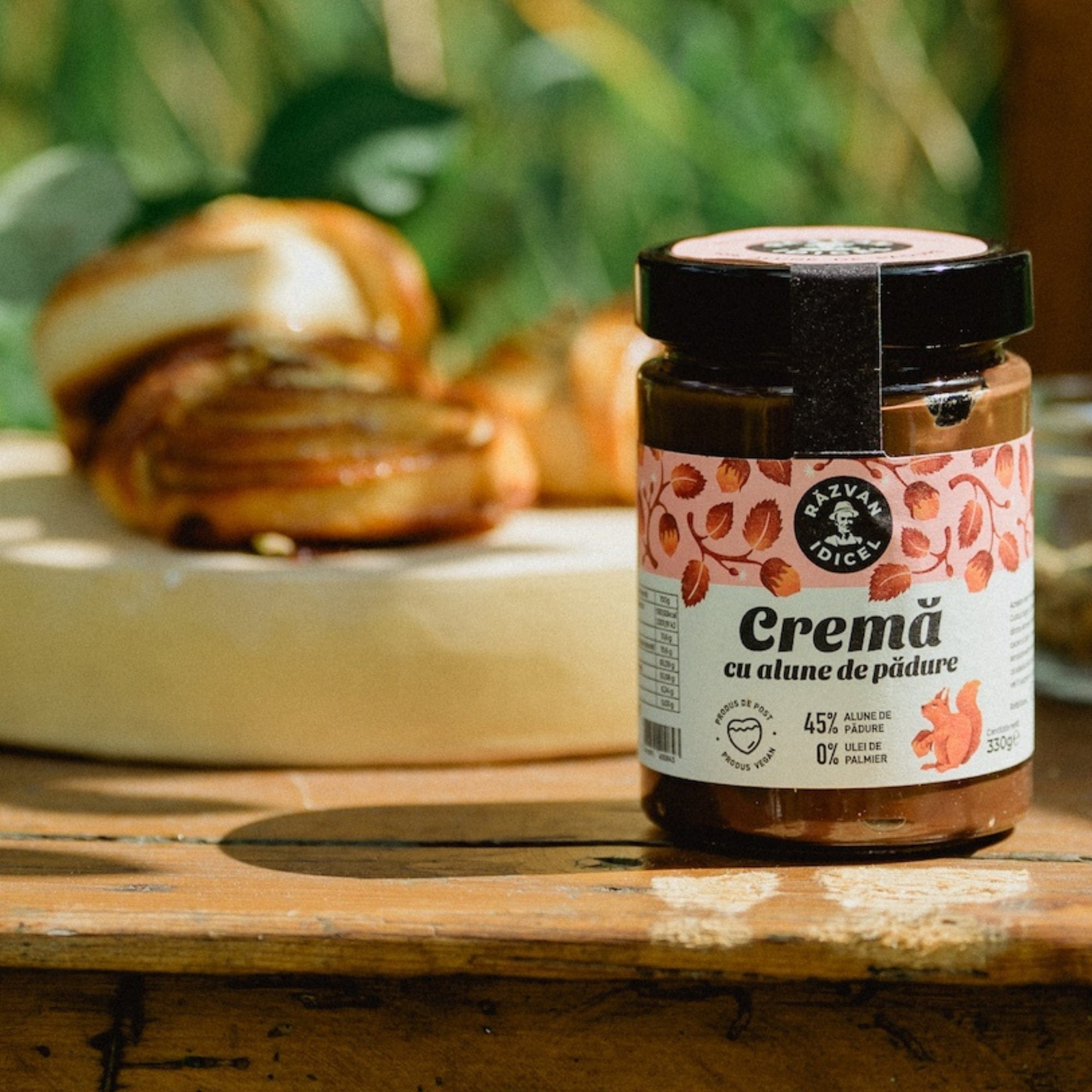 Cremă de alune de pădure cu cacao - Răzvan Idicel - 330g - razvanidicel.ro