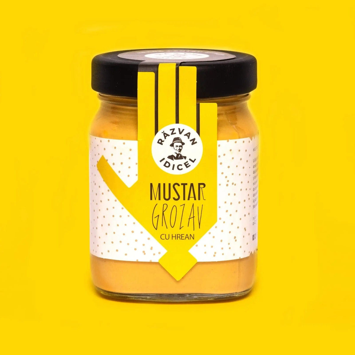 Muștar Grozav cu hrean - Răzvan Idicel - 310g - razvanidicel.ro